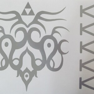 Legend of Zelda Twilight Princess Decals ONLY Emblem Heat Transfer ...