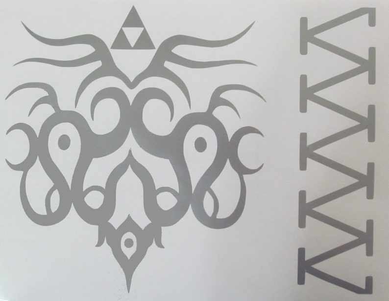 Legend of Zelda Twilight Princess Decals ONLY Emblem Heat - Etsy
