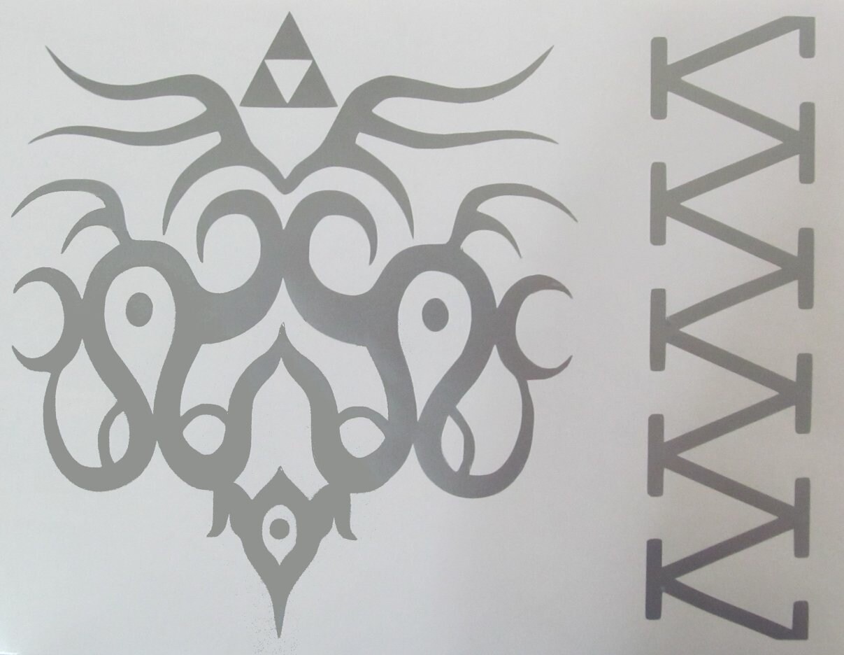 Legend of Zelda Twilight Princess Decals ONLY Emblem Heat - Etsy