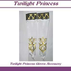 Legend of Zelda Twilight Princess Zelda White Gloves and Grey Gray ...