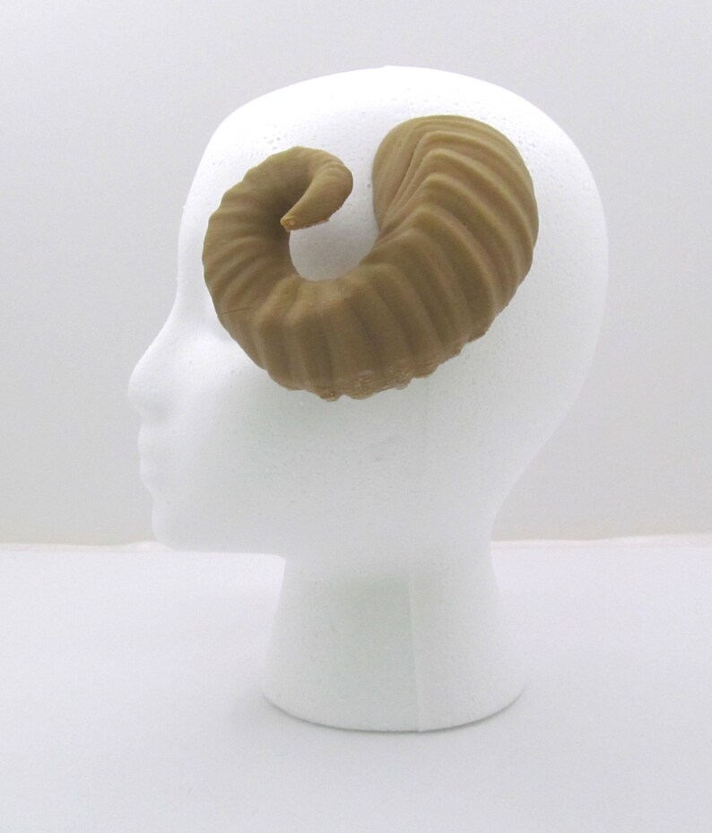 Curved Ram Demon Devil Horns Costume Cosplay 3D Printed ABS | Etsy
