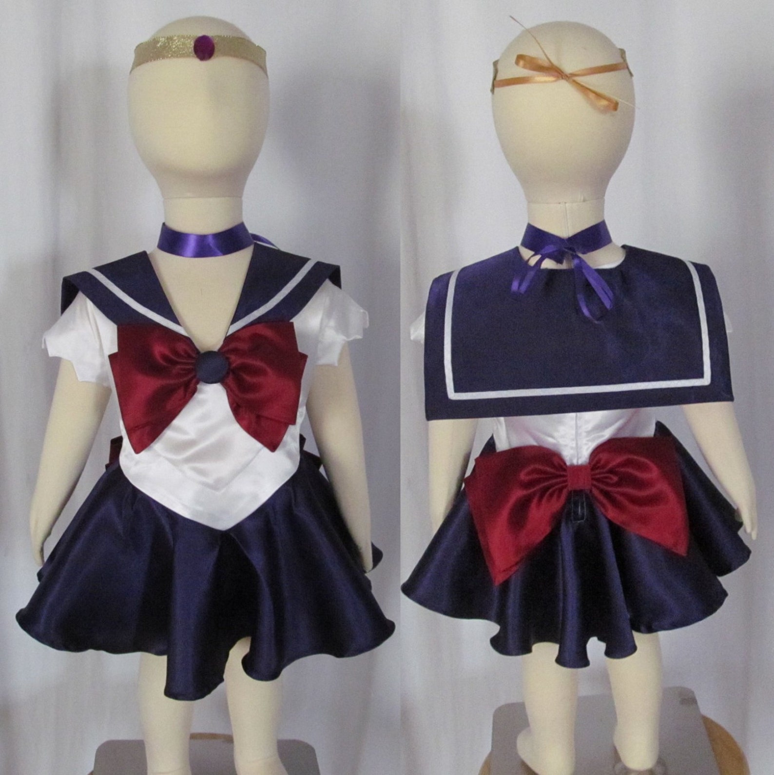 Child's Sailor Saturn Cosplay Costume Girls Scout Fuku - Etsy