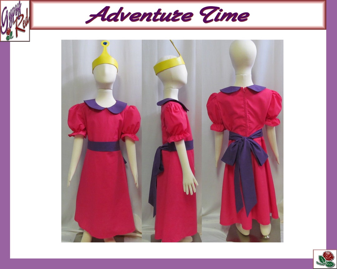 Child's Girl's Princess Bubblegum Adventure Time Pink - Etsy
