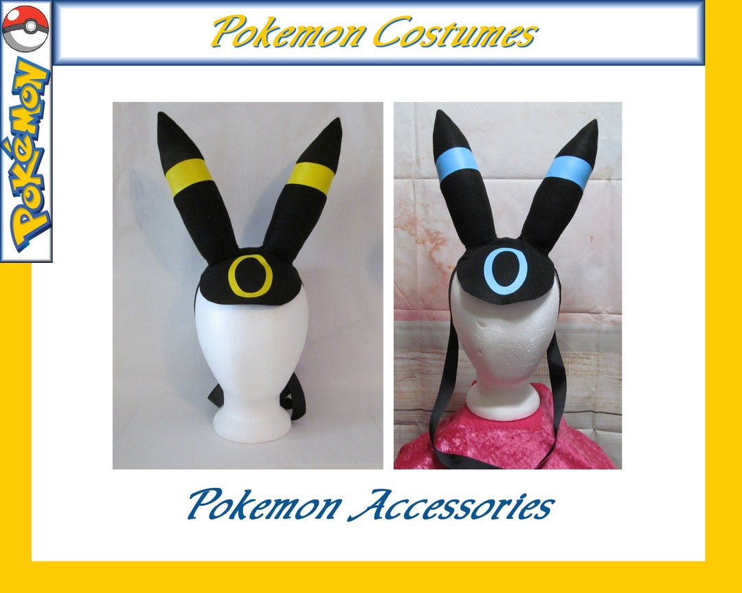 Pokemon Umbreon Ears Yellow Blue Shiny Cosplay Costume Accessories ...