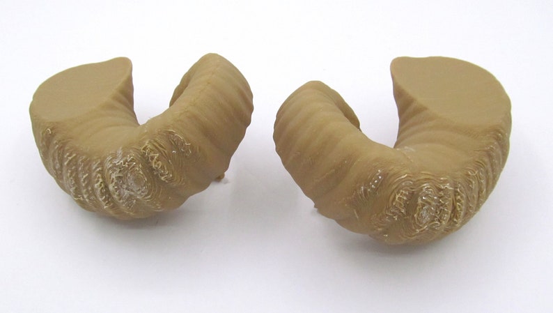 Curved Ram Demon Devil Horns Costume Cosplay 3D Printed ABS | Etsy