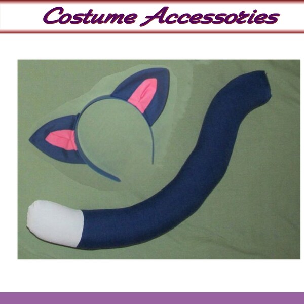 Blue Cosplay Cat Ears - Etsy