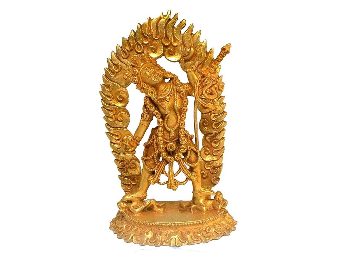 10 CM Height, Nepali Small Statue of Vajrayogini, Full Gold Plated - Etsy