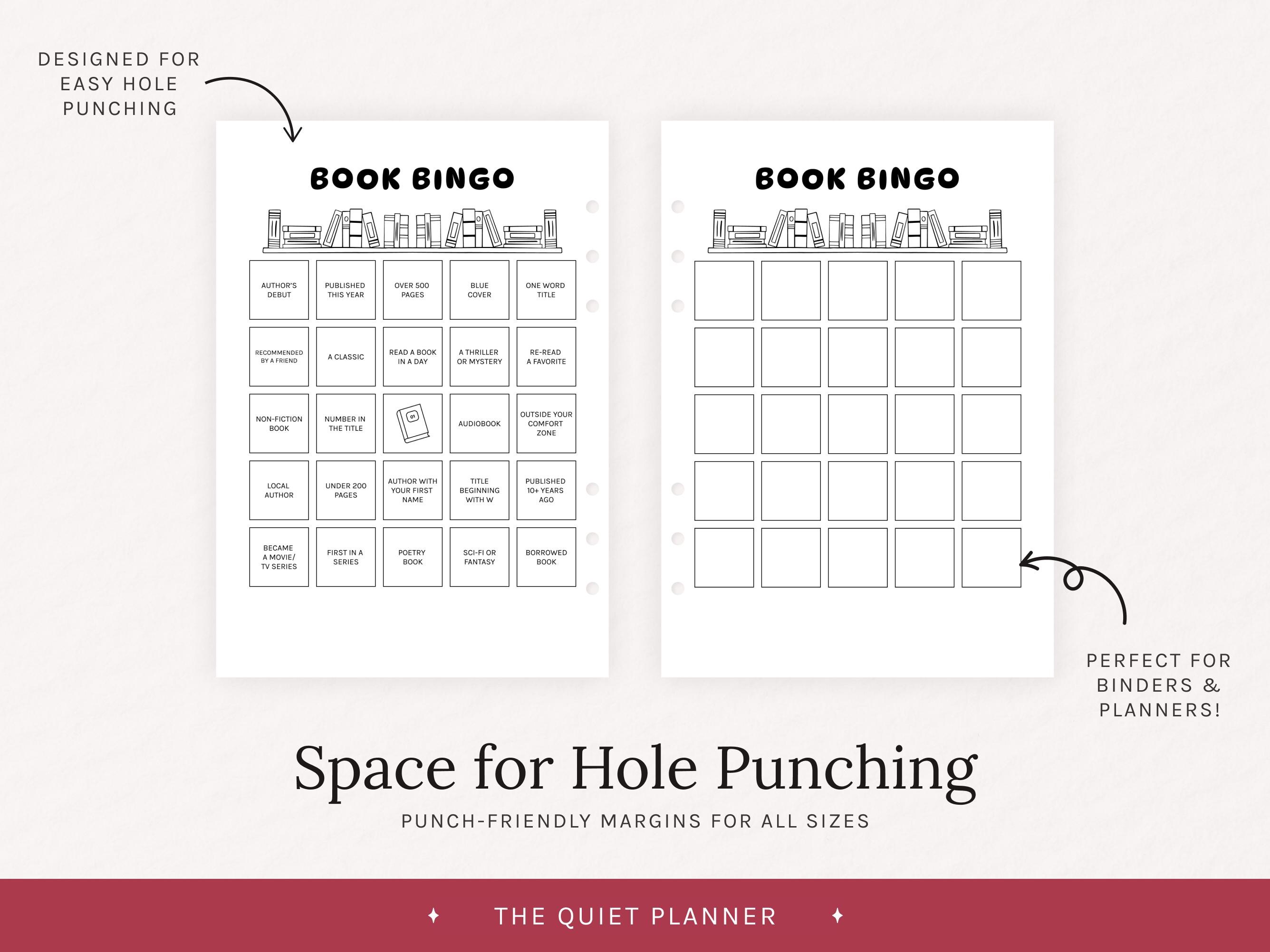 Printable Book Bingo Bundle: Reading Challenge Games (PDF) - Etsy