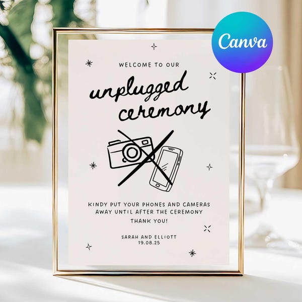 Unplugged Sign Svg - Etsy