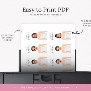 Editable Who Has the Bride Game: Scratch-off Bridal Shower Game (canva ...