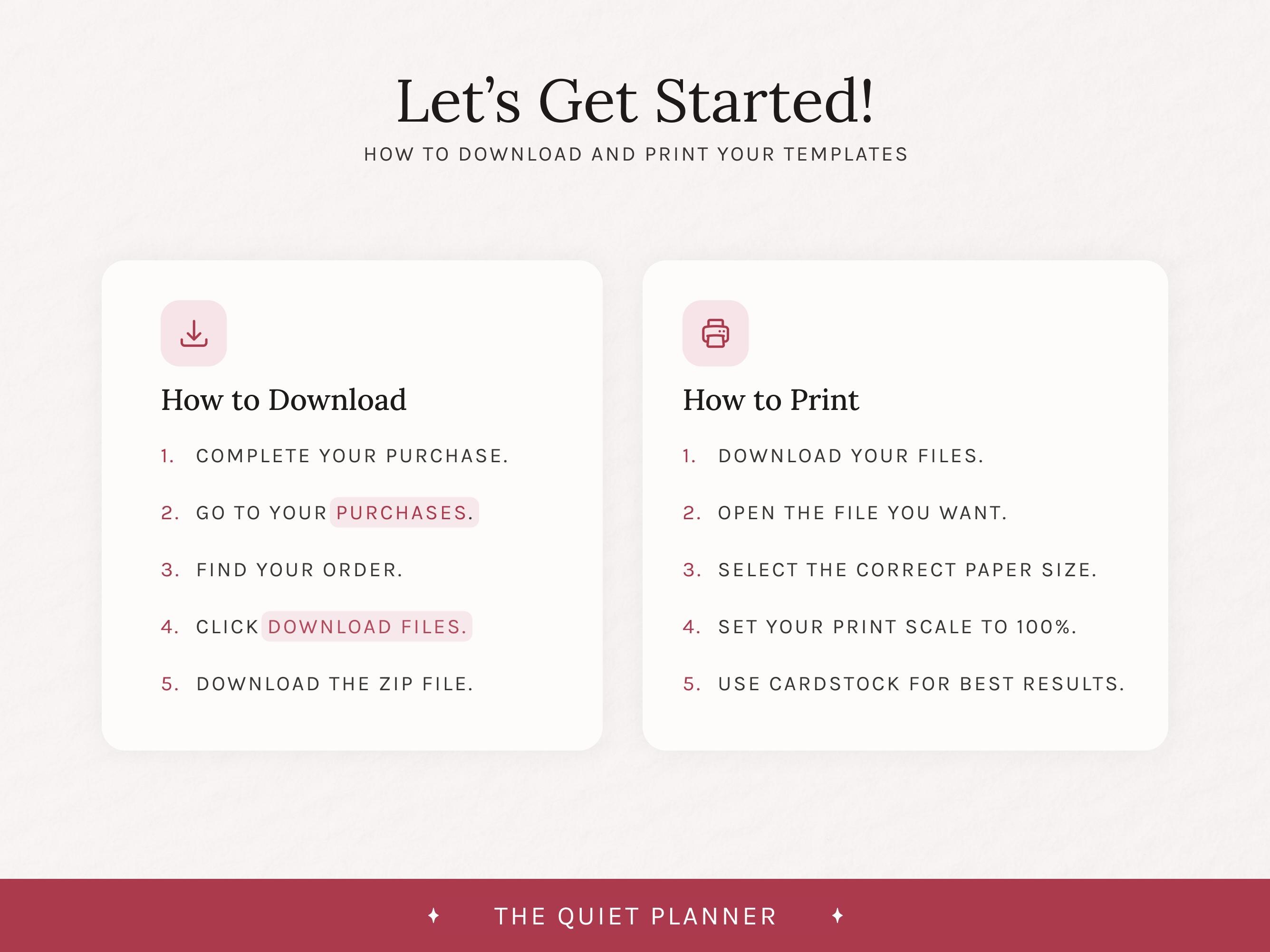 Yearly Reading Goals Printable Page, Track Yearly Reading Goals, Reading Goals, Book Goals ...