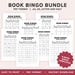 Printable Book Bingo Bundle: Reading Challenge Games (PDF) - Etsy