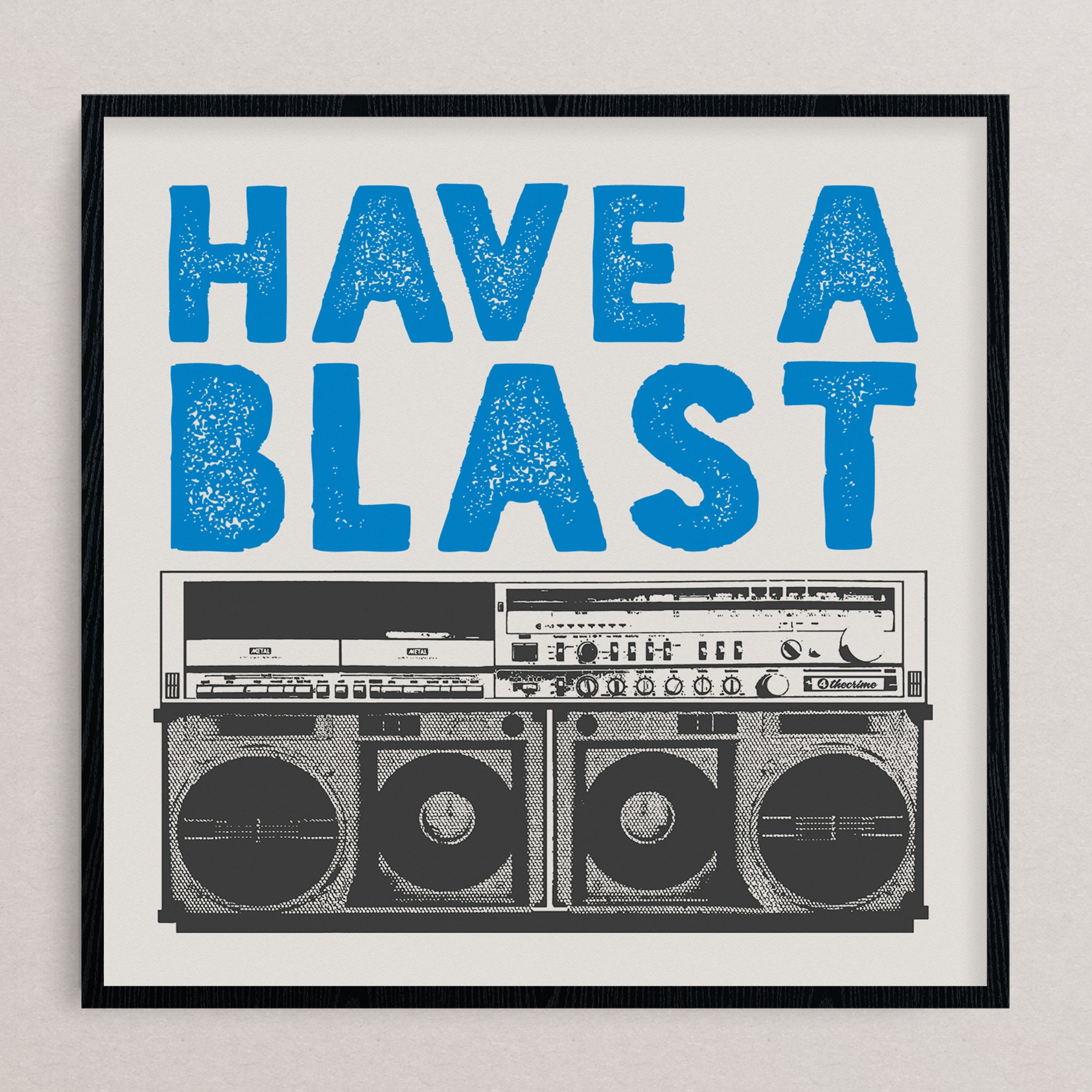 Have A Blast - 12"x12" Art Print - Etsy
