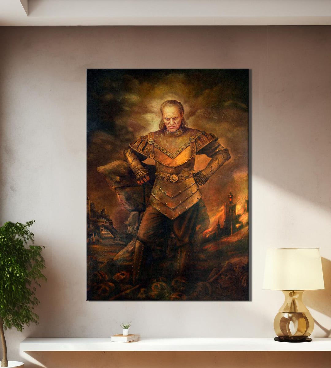Vigo the Cruel From Ghostbusters II Painting Replica Canvas, Vigo the ...