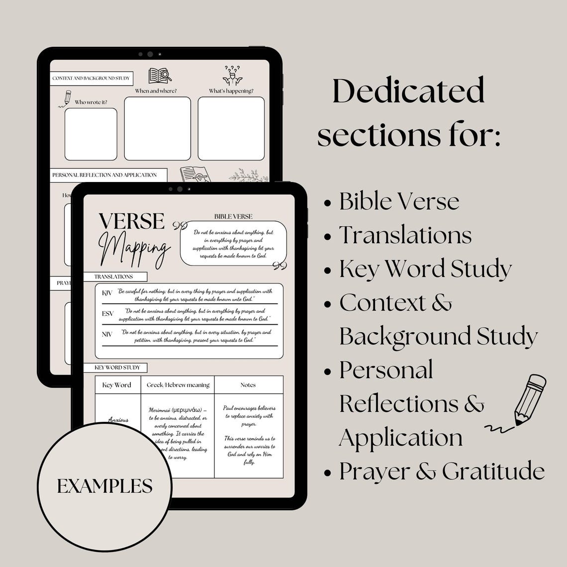 Verse Mapping Template Bible Study Template Bible Verse Mapping ...