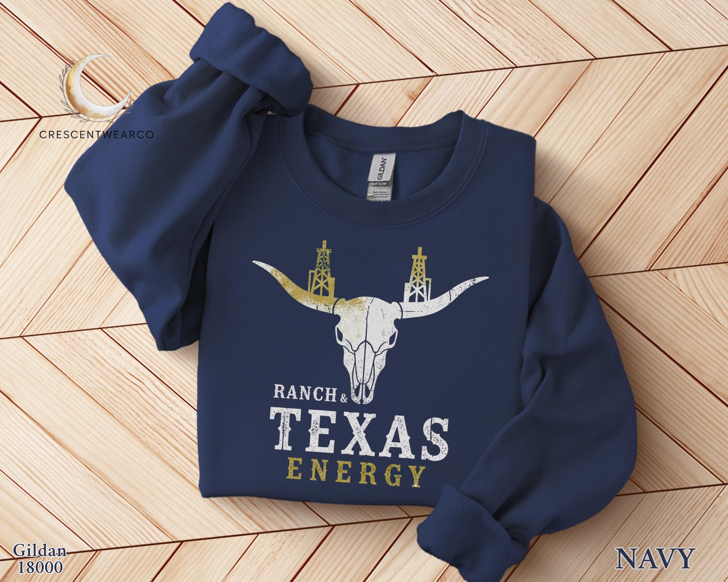 CTT Oil Exploration & Cattle Design Tee, Oilfield Ranch Graphic ...