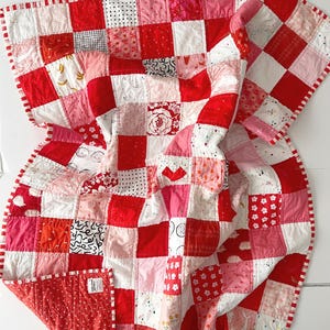 Modern Patchwork Quilt, Modern Baby Quilt, Crib Quilt- Cupid - No. 216 - Etsy