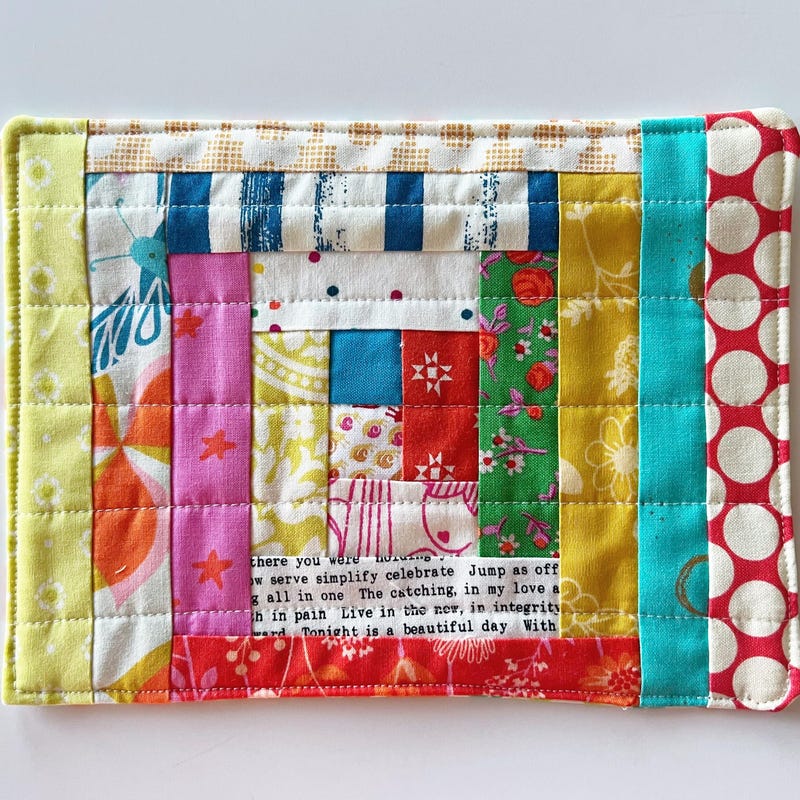 Quilted Mug Rug - Etsy