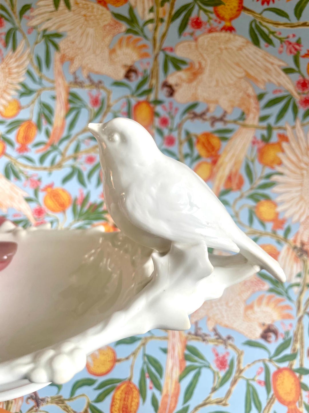 Minton Majolica Robin Nut Dish - Etsy