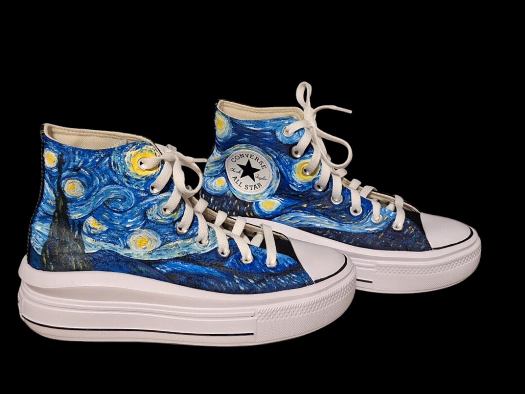 Converse Van Gogh - Etsy