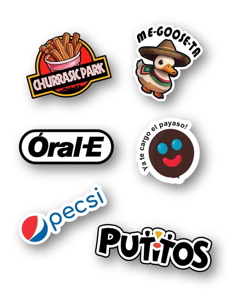 Funny Mexican Stickers: Humor & Culture Vinyl Decals (pack of 30) - Etsy
