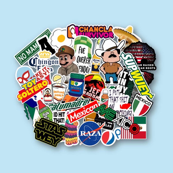 Mexican Vinyl Stickers - Etsy