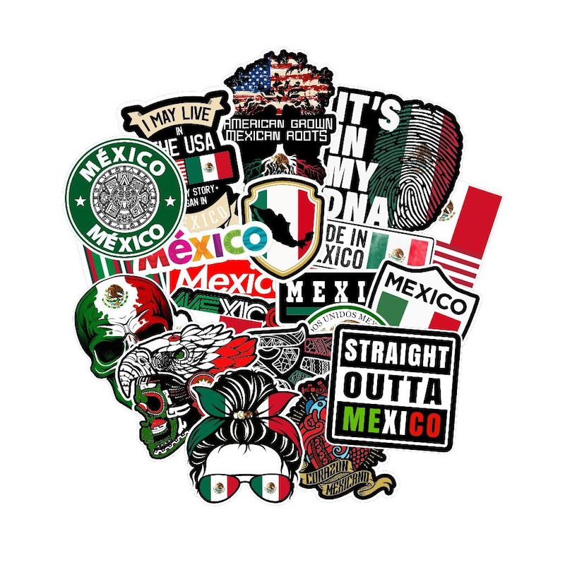 Mexican Vinyl Stickers - Etsy