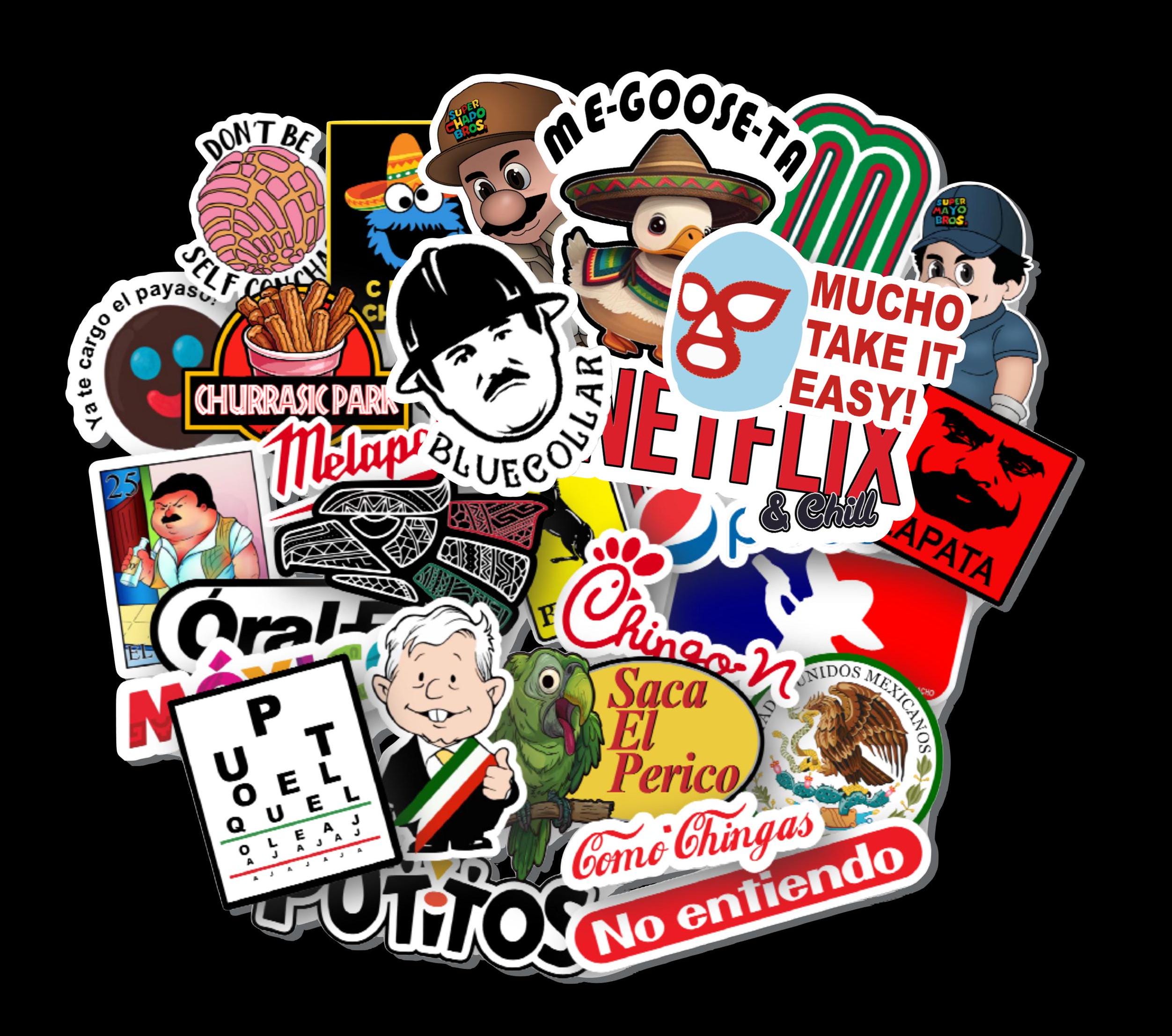 Funny Mexican Stickers: Humor & Culture Vinyl Decals (pack of 30) - Etsy