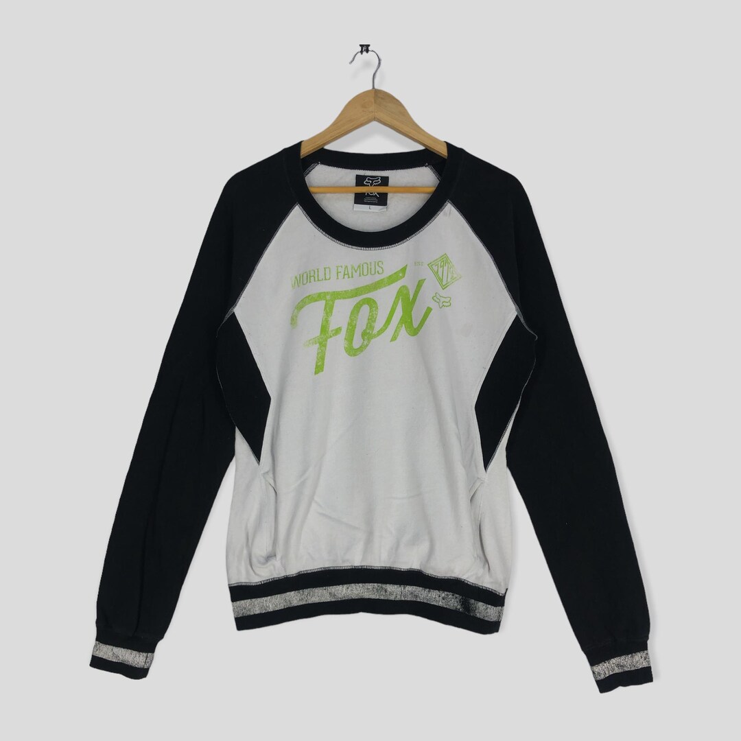 Vintage Y2K Fox Racing Graphic Sweatshirt Fox Racing World Famous ...