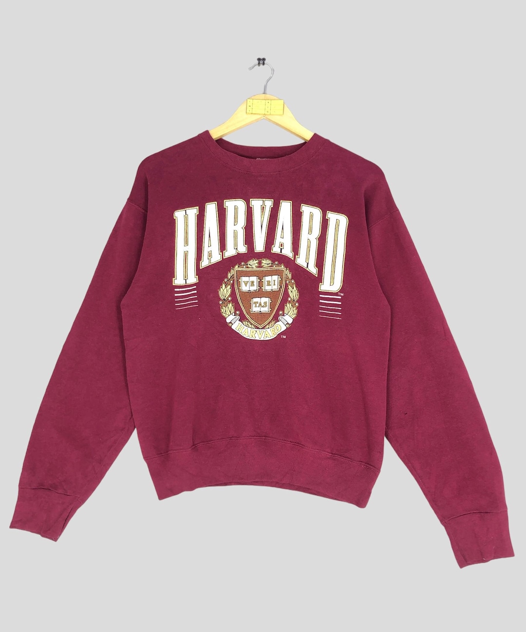 Vintage 1980s Harvard University Cambridge Sweatshirt Large Harvard ...
