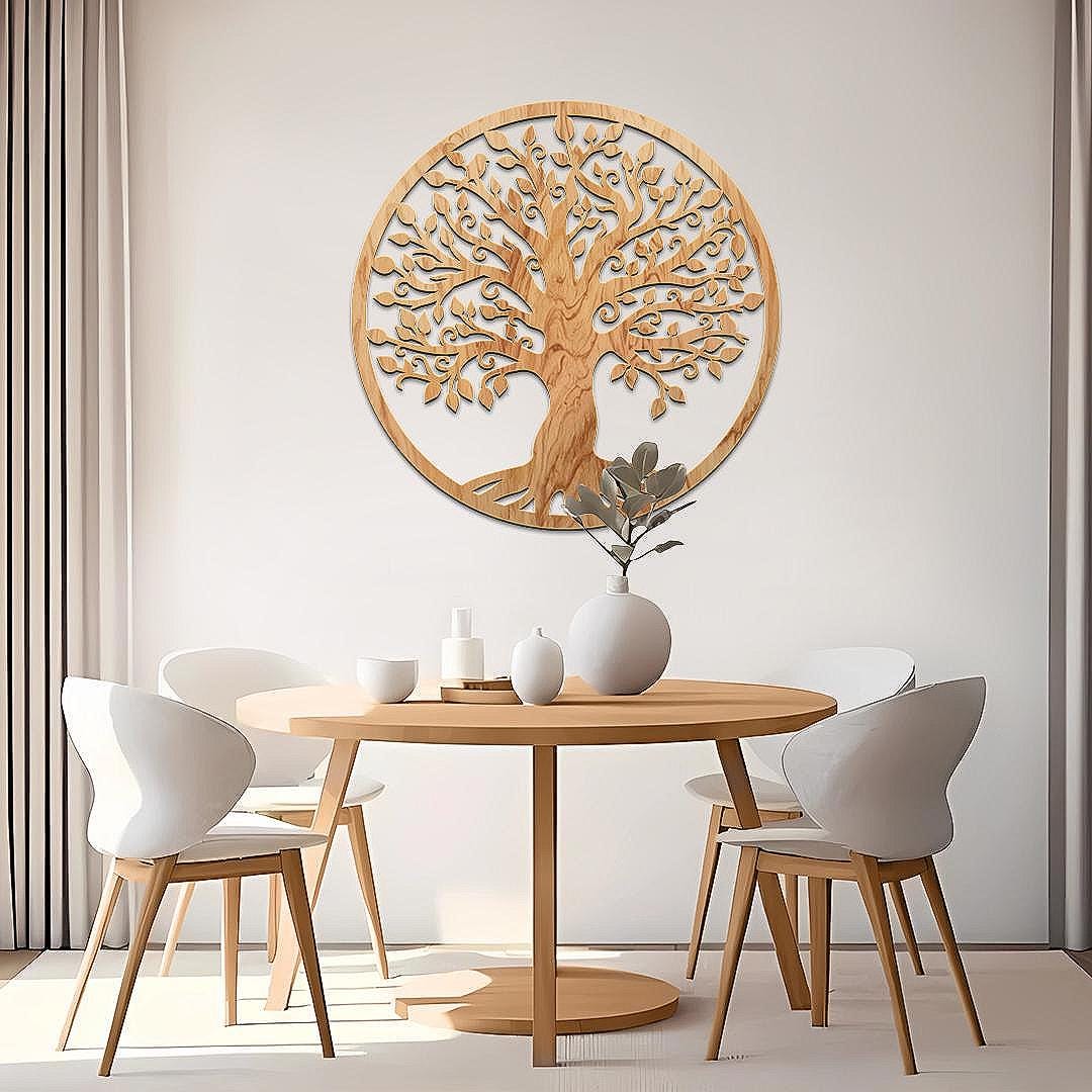Life Tree Wall Decor | Wood Wall Art | Tree of Life | Wood Tree | Home ...