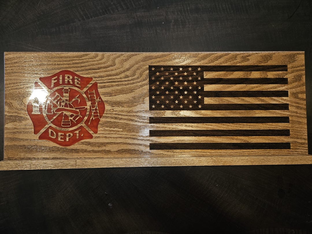 Fire Department Challenge Coin Holder and Plaque - Etsy