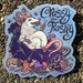 Possum Queen or King of the Trash Shiny Sticker. Cute Opossum Princess ...