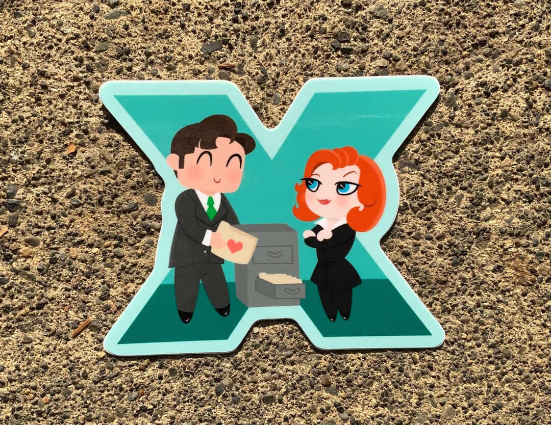 Mulder and Scully Love Cute 3 Inch Shipper Sticker - Etsy