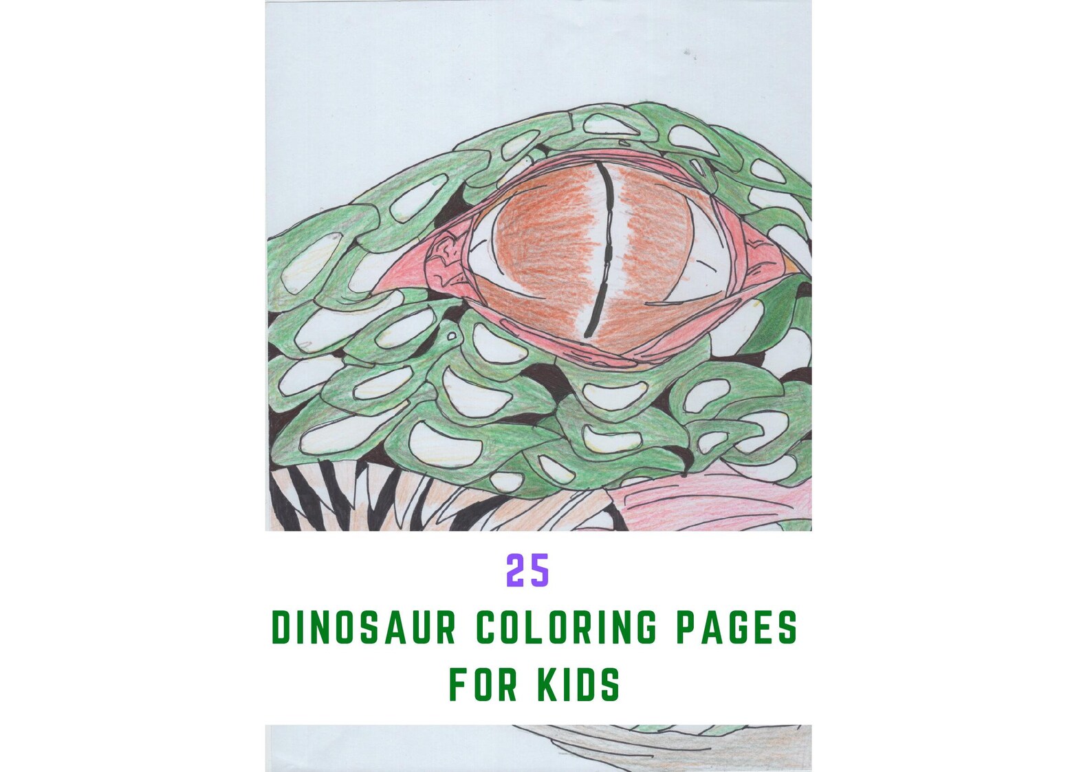 Dinosaur Colouring Pages for Kids | Digital Dinosaur Colouring ...
