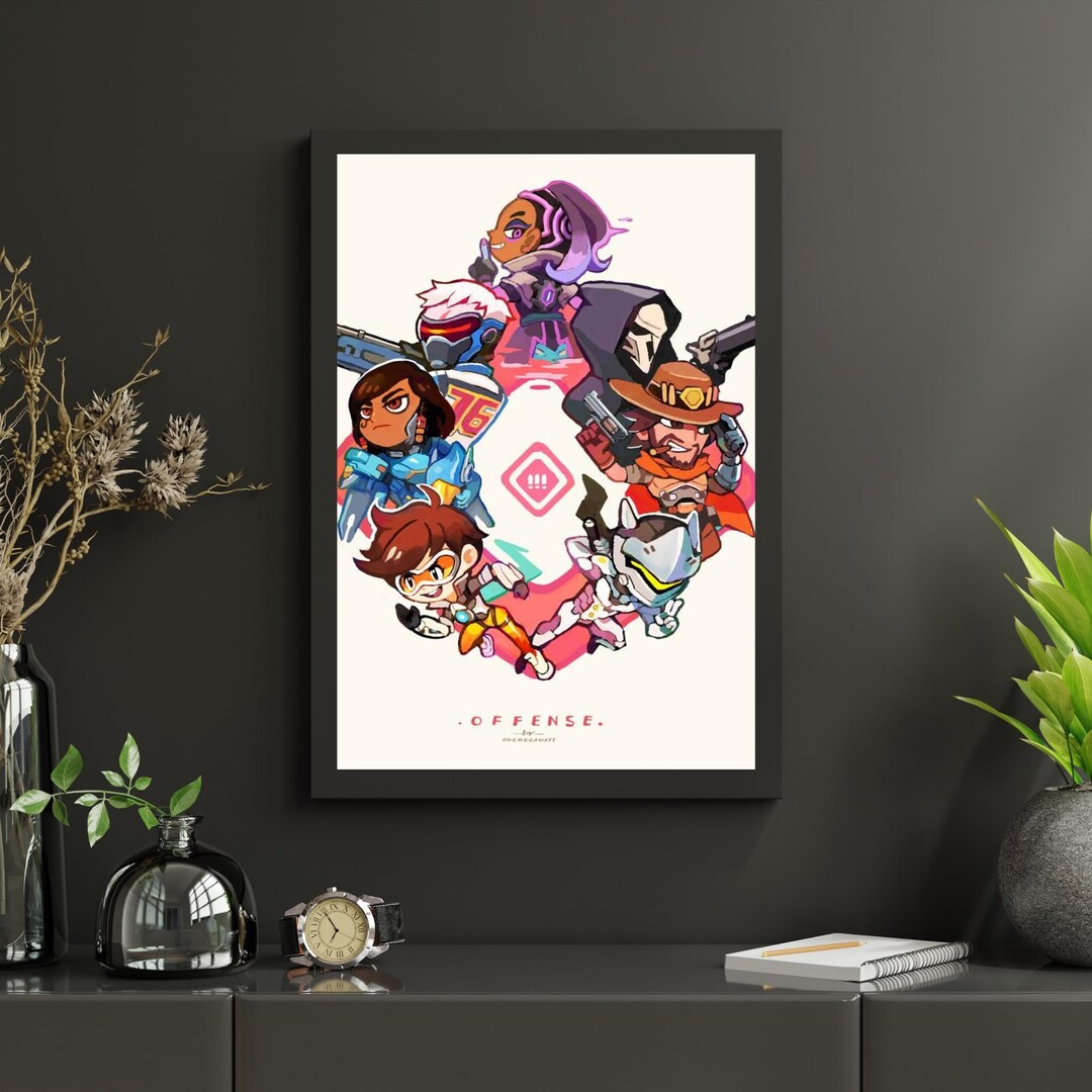 Overwatch Offense Character DPS Heroes Overwatch Prints Fan Art ...