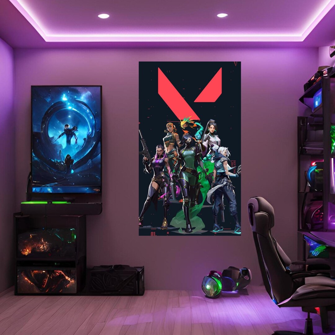 Valorant Poster Wall Art Design Valorant Themed Fan Art Poster Print ...