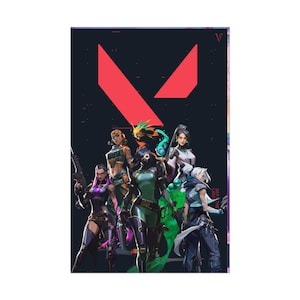 Valorant Poster Wall Art Design Valorant Themed Fan Art Poster Print ...