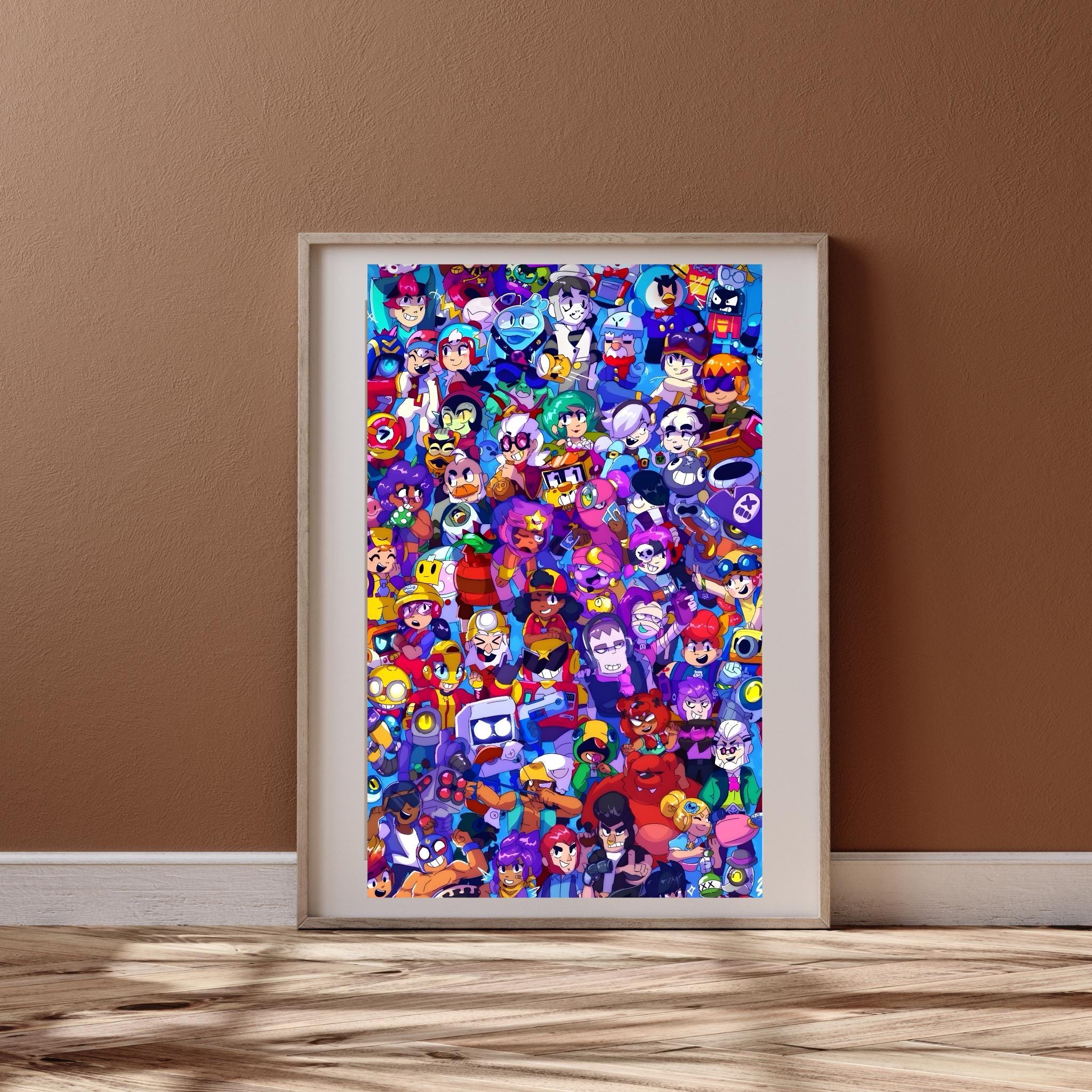 Brawl Stars Gift Poster Brawl Stars Kids Funny Gaming Poster Unique ...