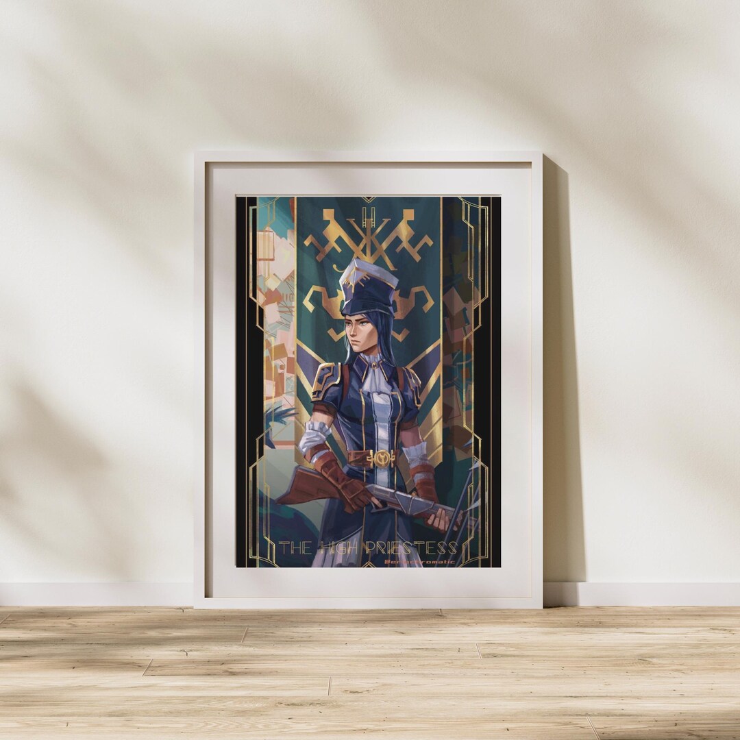 Arcane Caitlyn Gift Arcane Caitlyn Lol League of Legends Print Lol ...