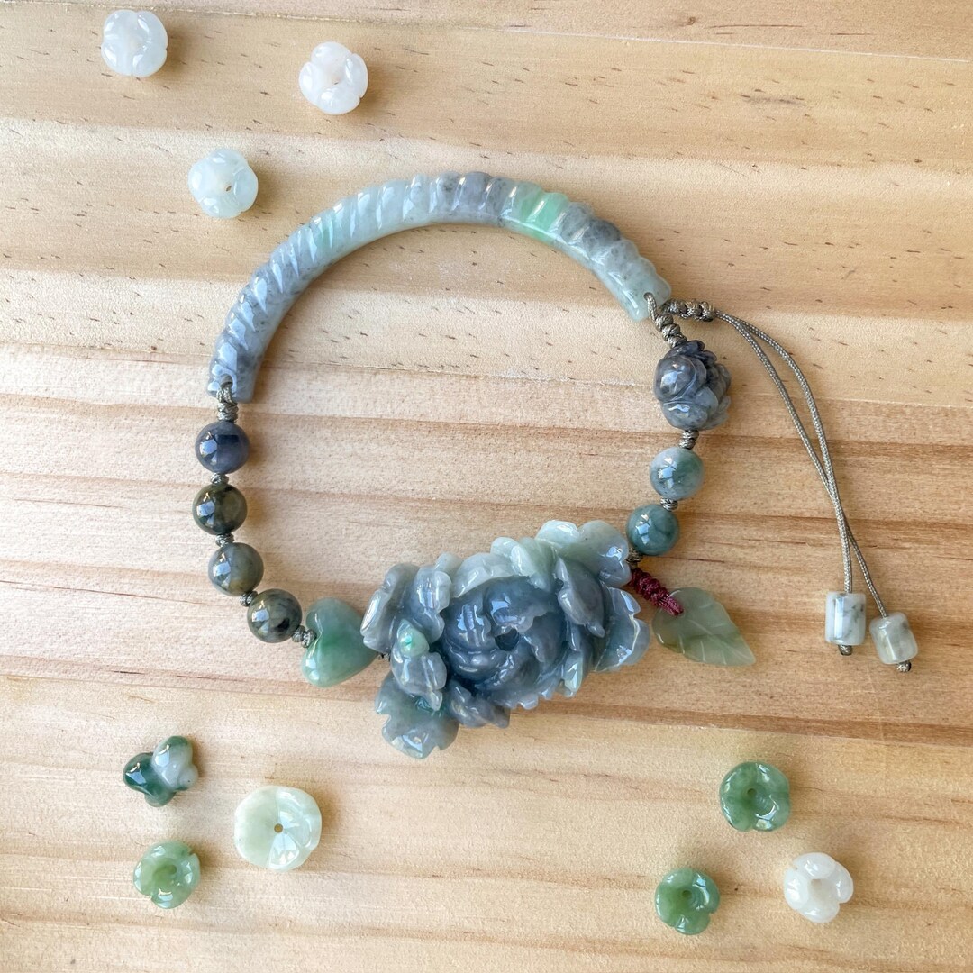 Handmade Jade Bracelet - Whispering Jade - Etsy