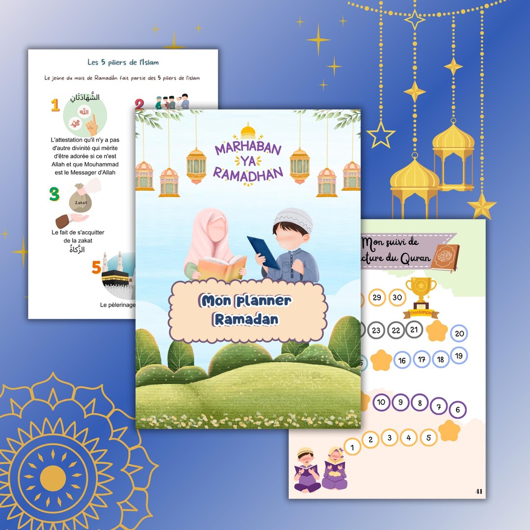 Ramadan Activity Booklet, Ramadan Planner for Children, Ramadan ...