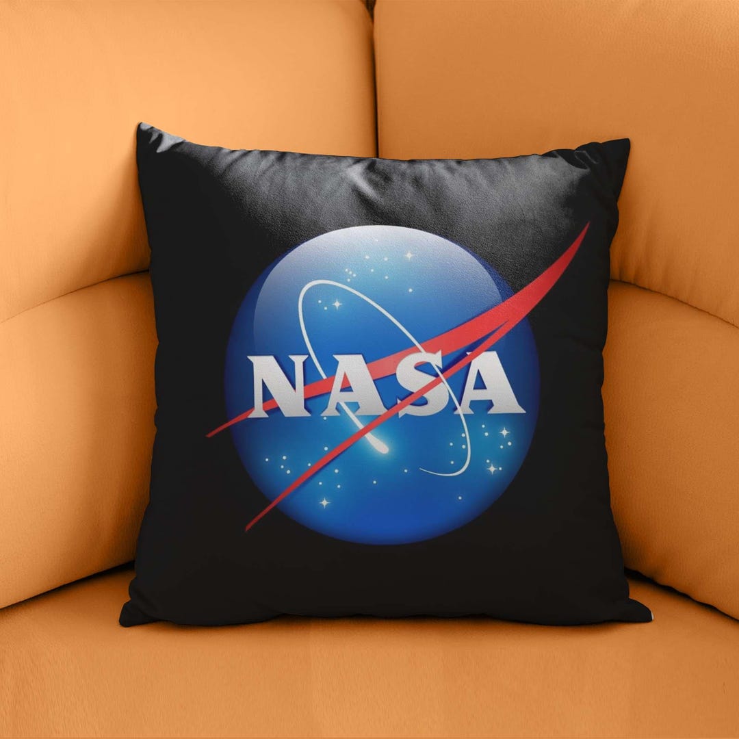 NASA Pillow Cover, Space Decor, Astronaut Cushion, Galaxy Throw Pillow ...