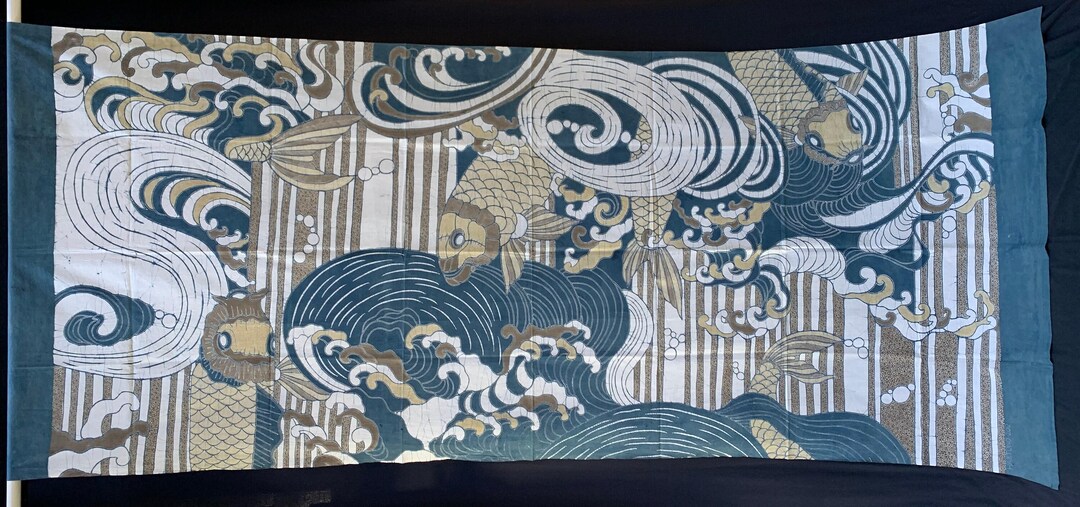 Koi Original Batik Tulis Wall Hanging - Etsy