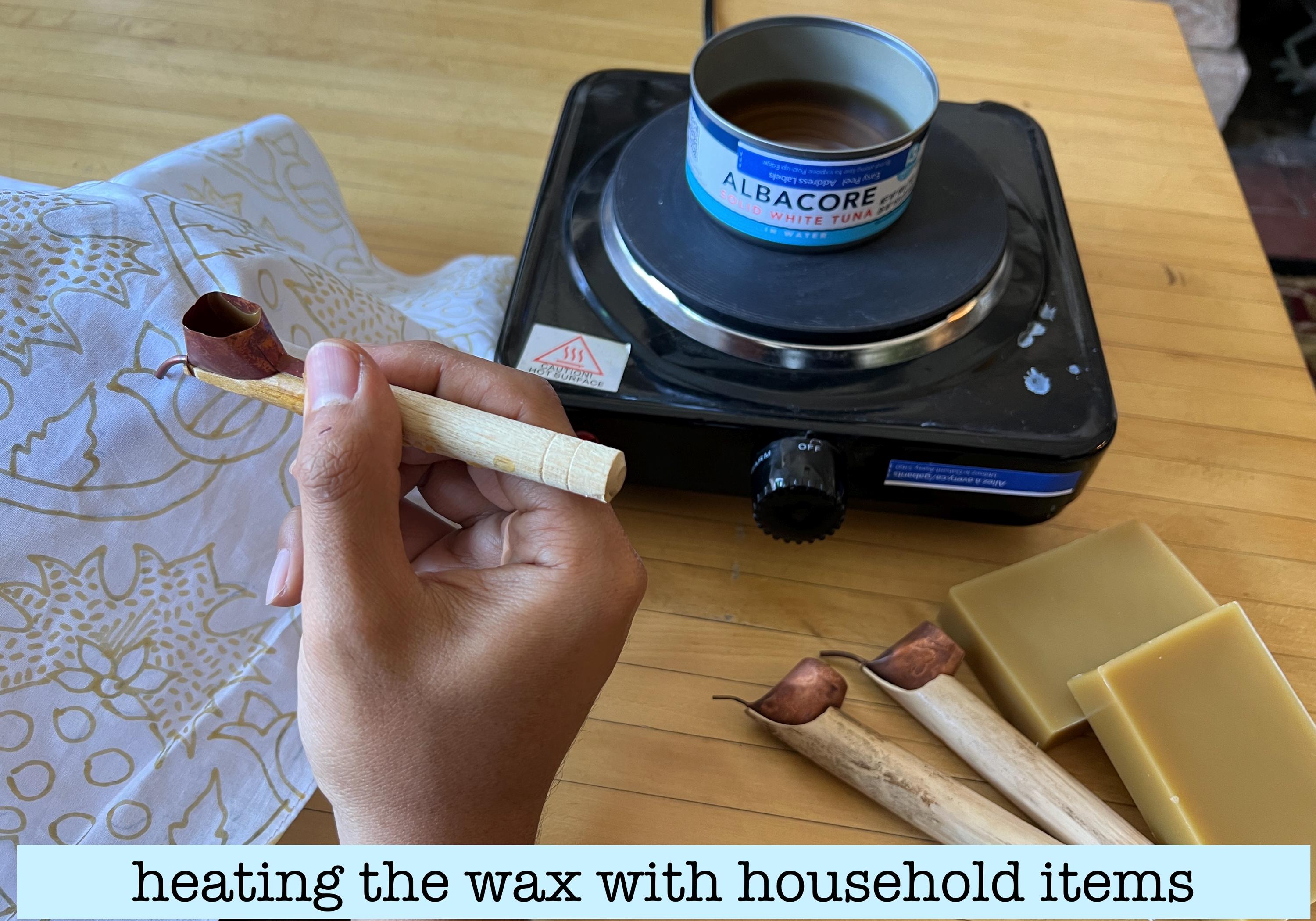 Batik Pen Tjanting Set of 3 Sizes With One Block of Traditional Batik ...