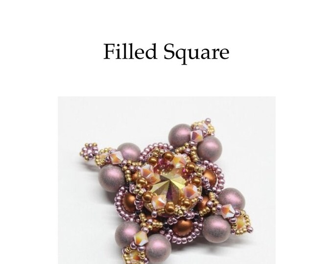 Filled Square Pattern PDF File - Etsy