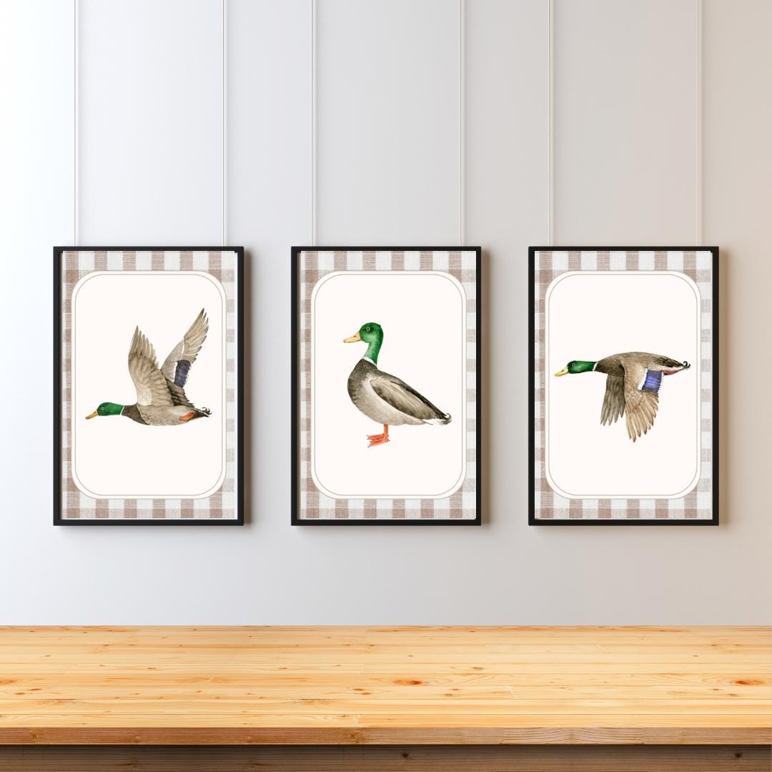 Mallard Prints for Baby’s Nursery - Hard Copy (no Frames) - Etsy