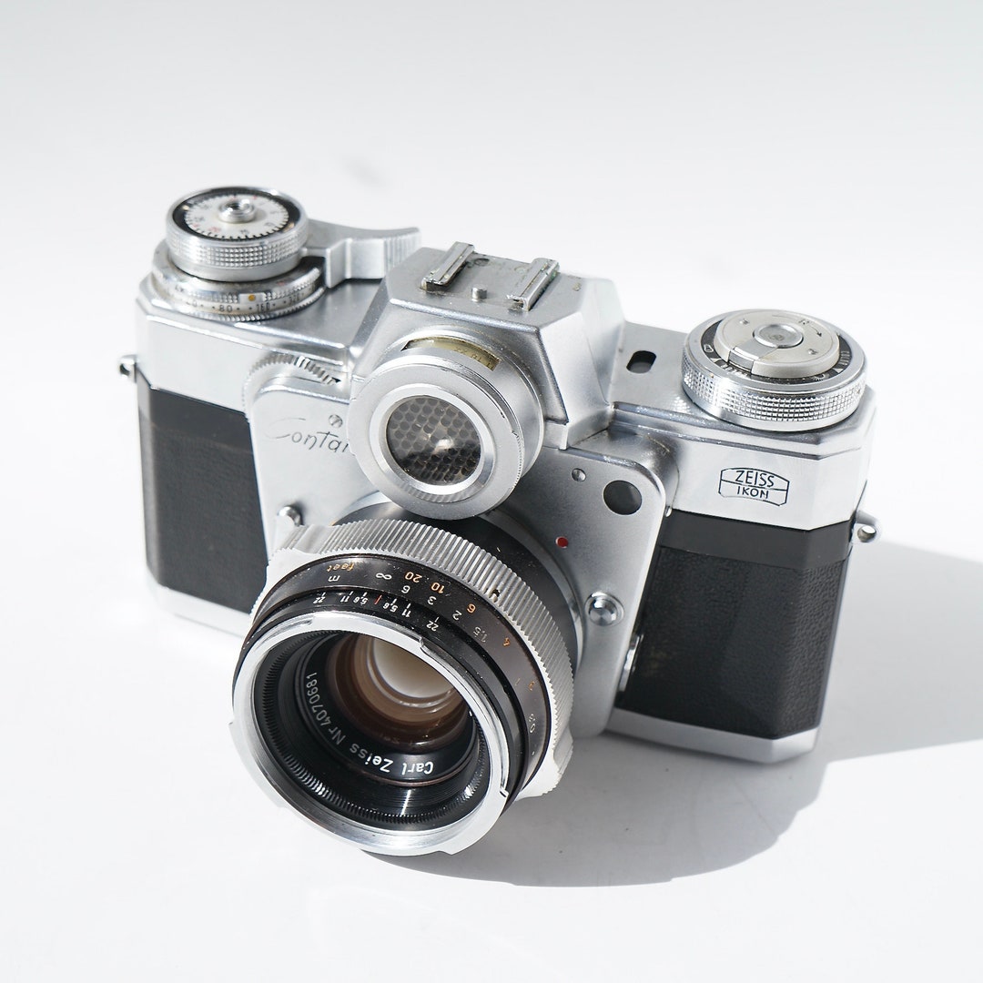 Vintage Zeiss Ikon CONTAREX I bullseye 35mm Film SLR Camera W/ Zeiss ...