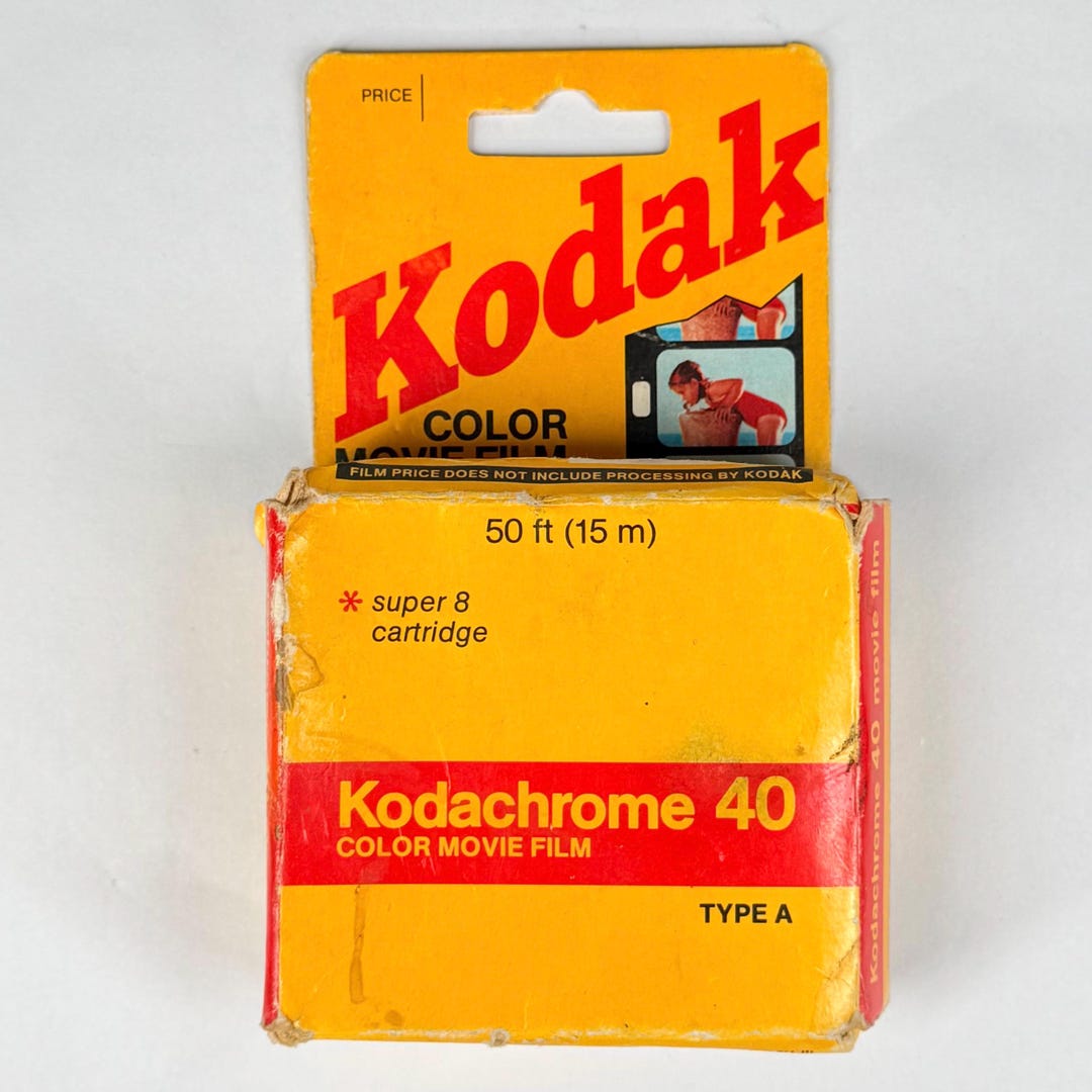 Kodak Kodachrome 40 Color Movie Film for Super 8mm Cinema Cameras 50ft ...