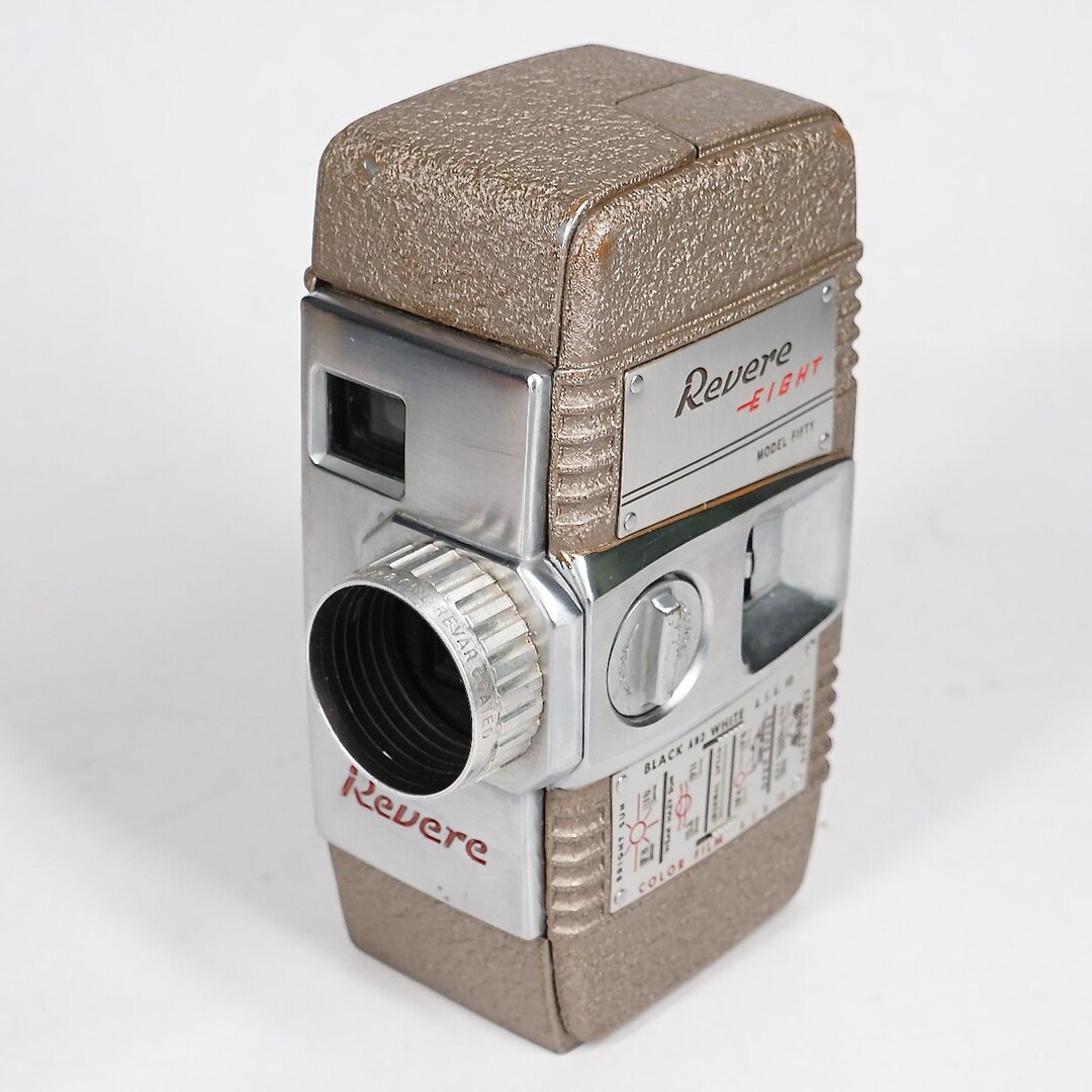 Vintage 1950's Revere Eight Model Fifty 8mm Cinema Film Movie Camera - Etsy